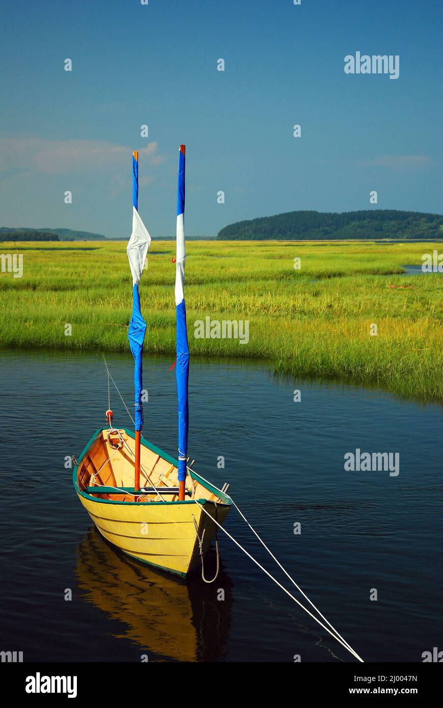 Boat floats on river in hi-res stock photography and images - Alamy