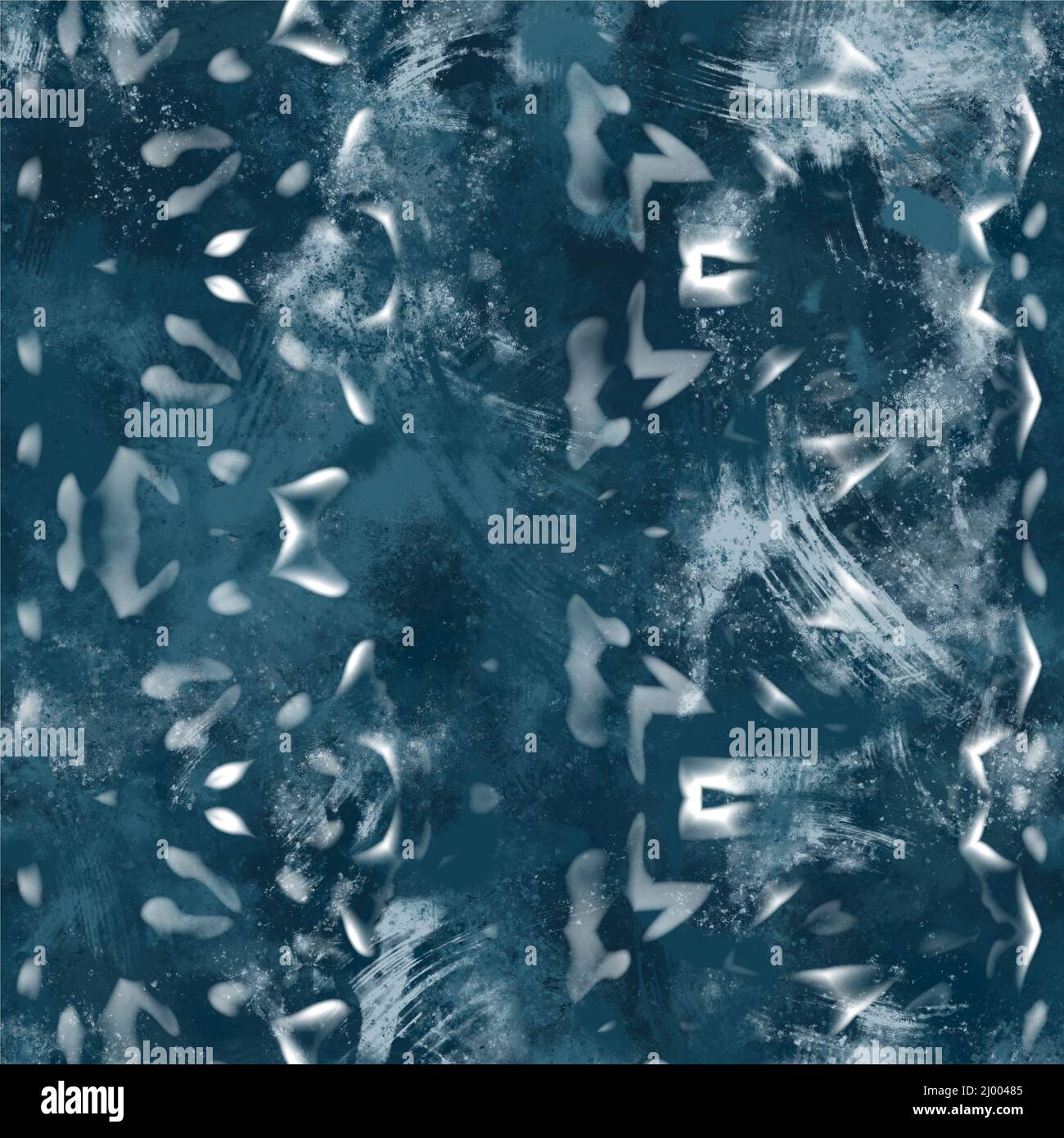 Seamless navy blue and white abstract grungy seamless surface pattern ...