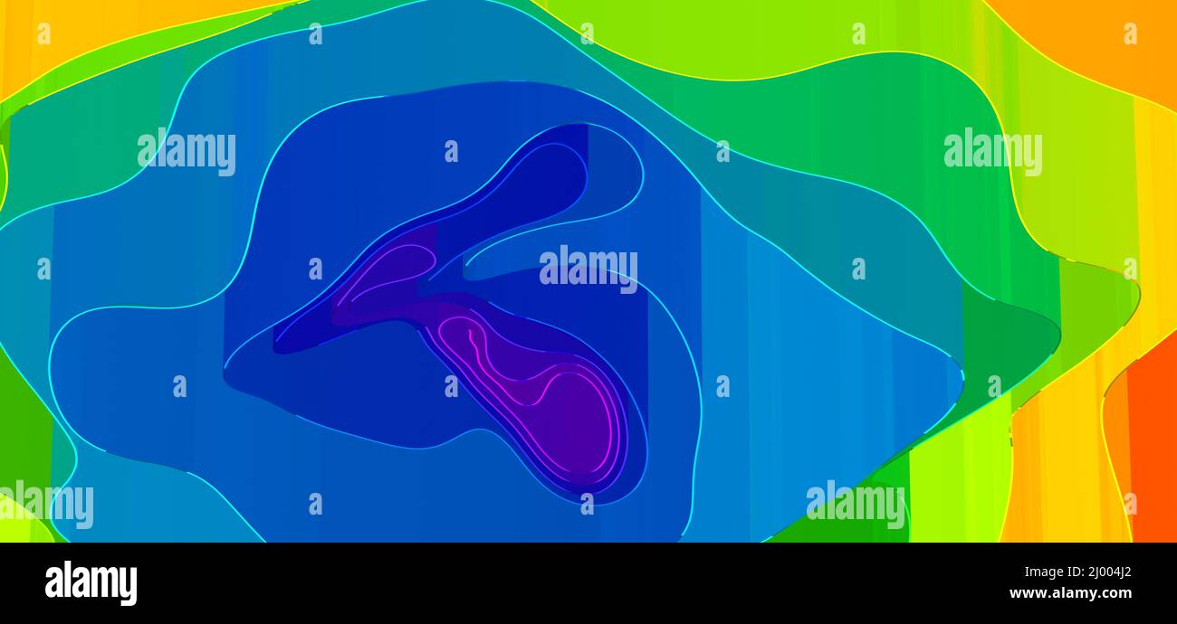 Digital render of a colorful abstract background for wallpapers Stock ...