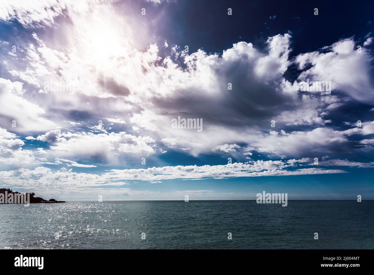 Aerial azure sea majestic landscape hi-res stock photography and images ...