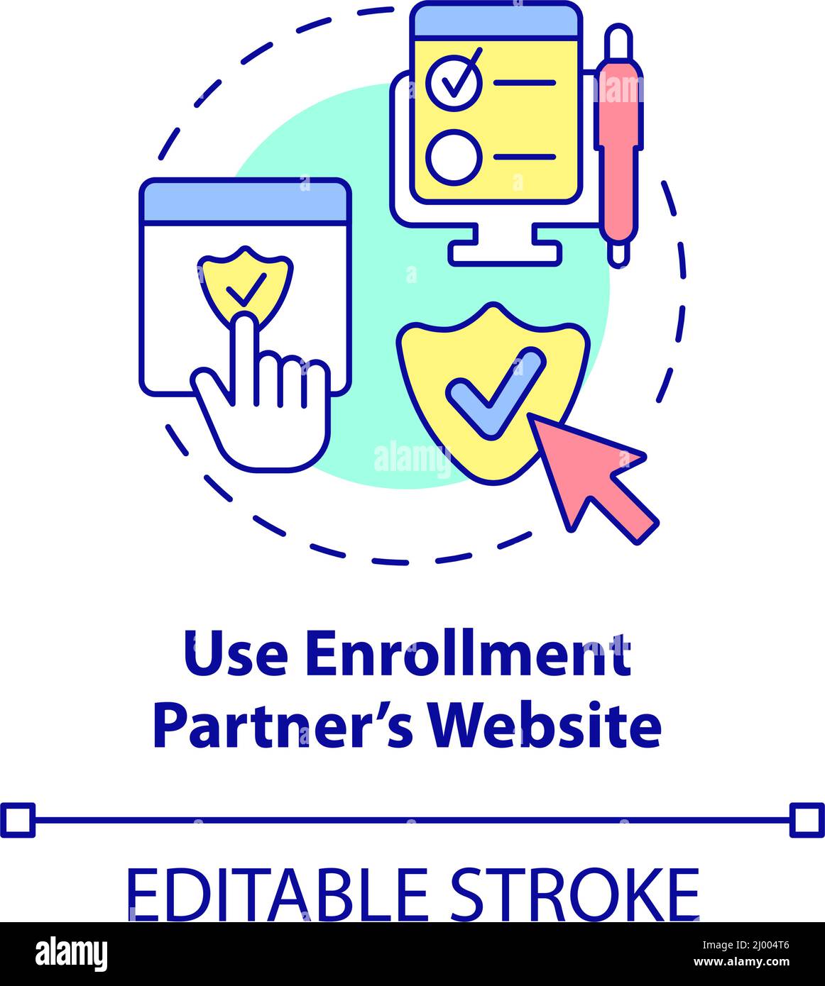 Enrollment page Stock Vector Images - Alamy