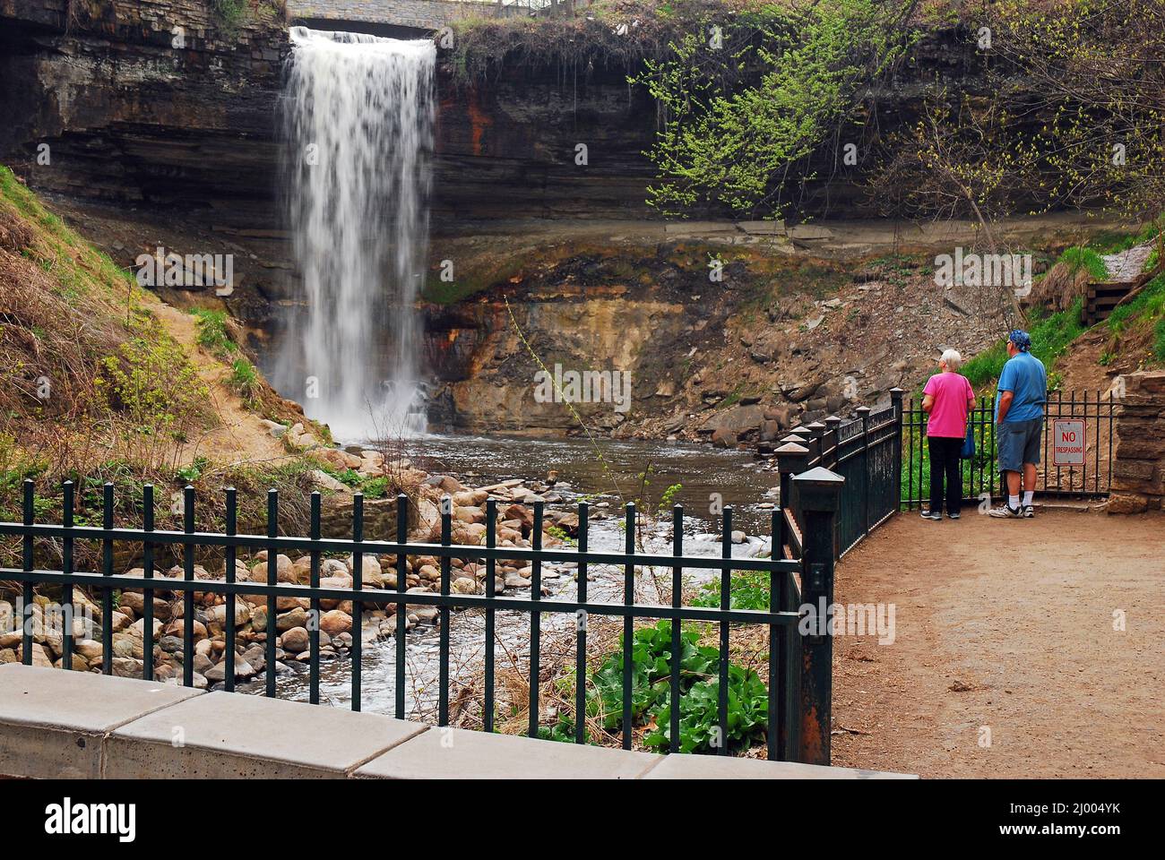 Minnehaha falls hi-res stock photography and images - Alamy