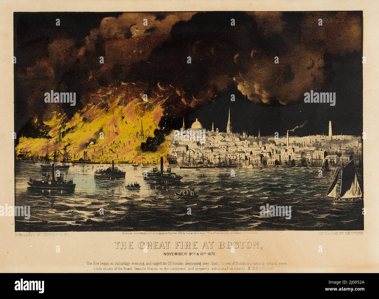 1835 fire new york hi-res stock photography and images - Alamy