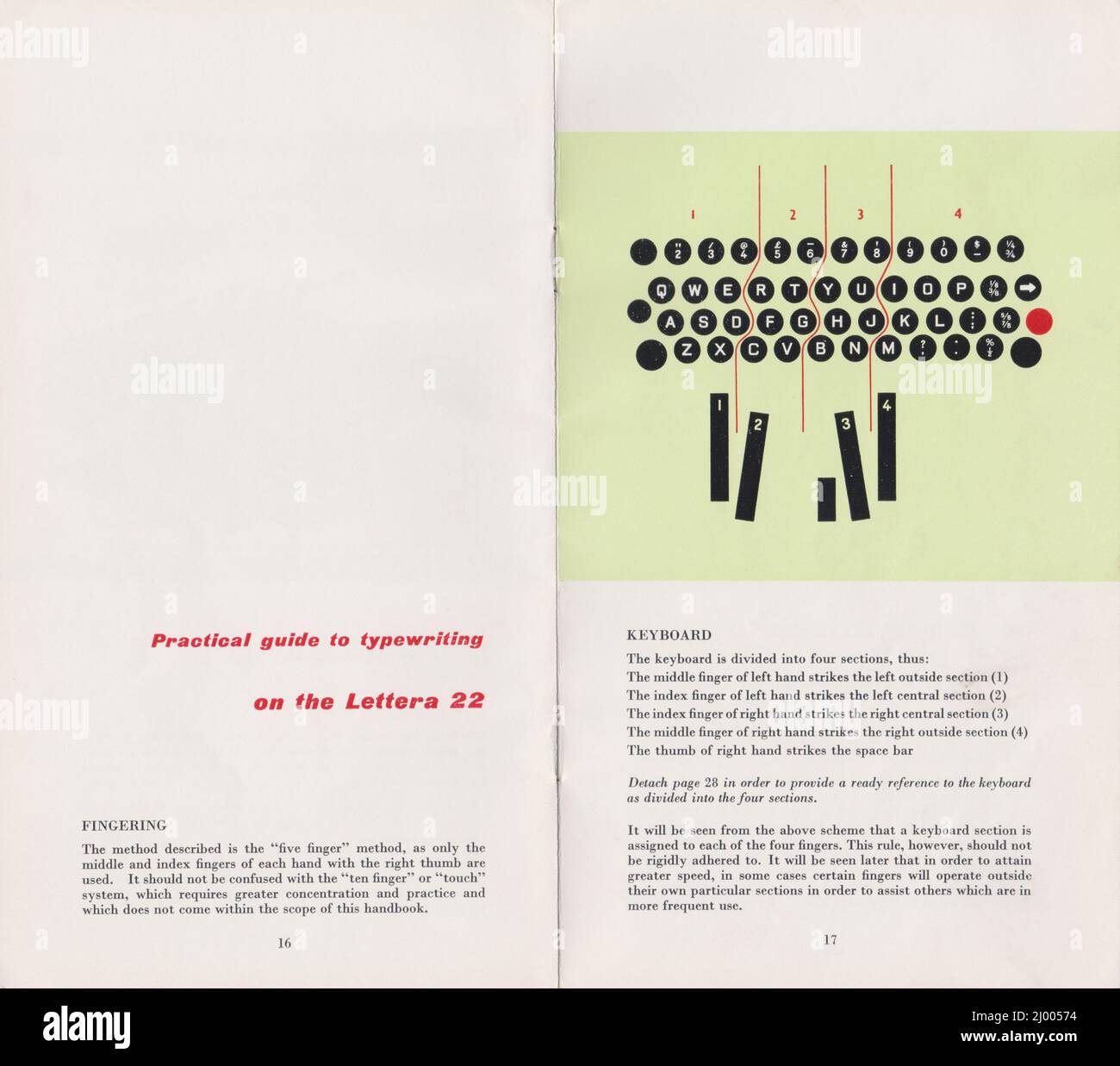 Olivetti Lettera 22 Typewriter Instruction Manual and Typing Guide ...