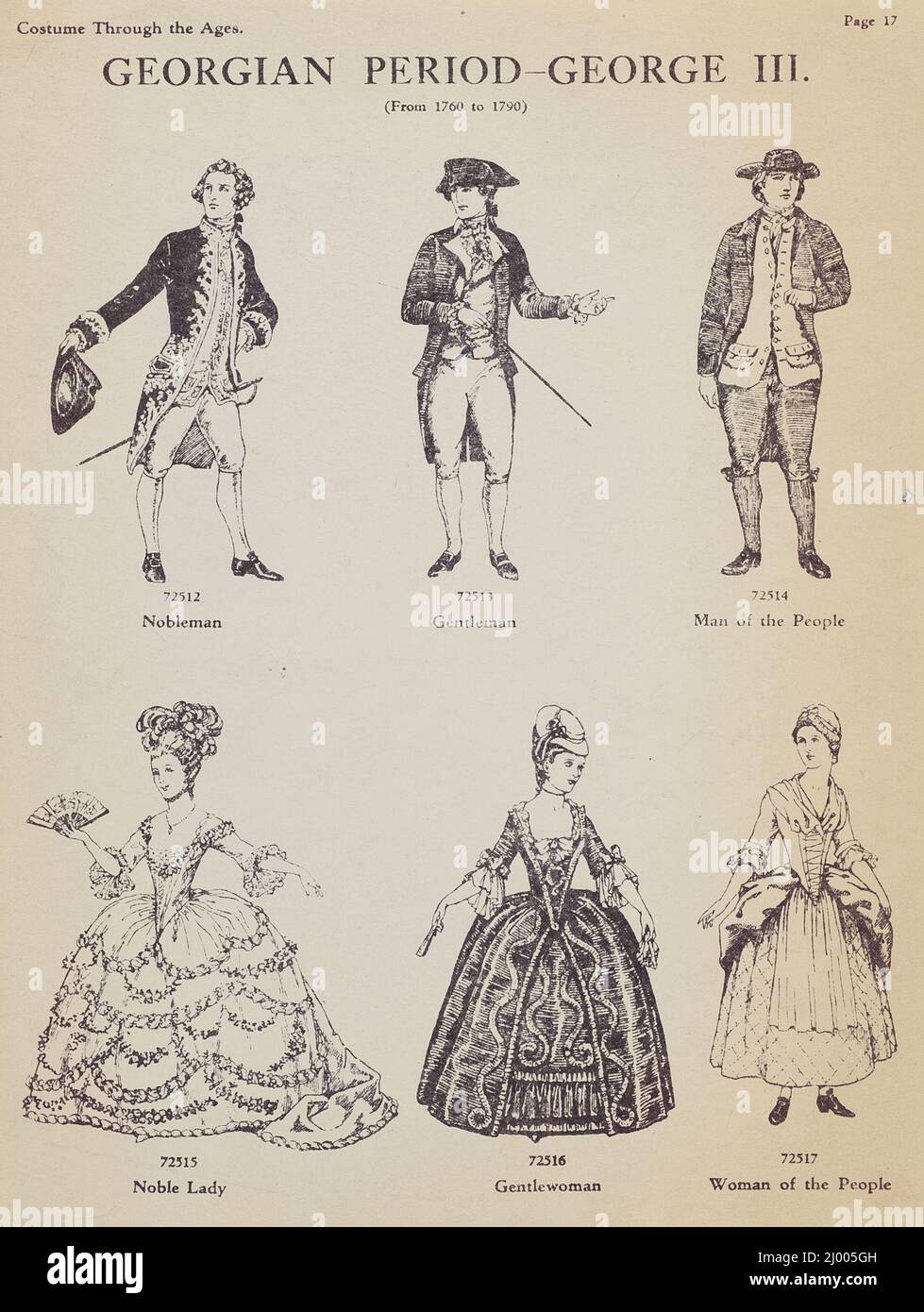 'Georgian Period-George III' Stock Photo - Alamy