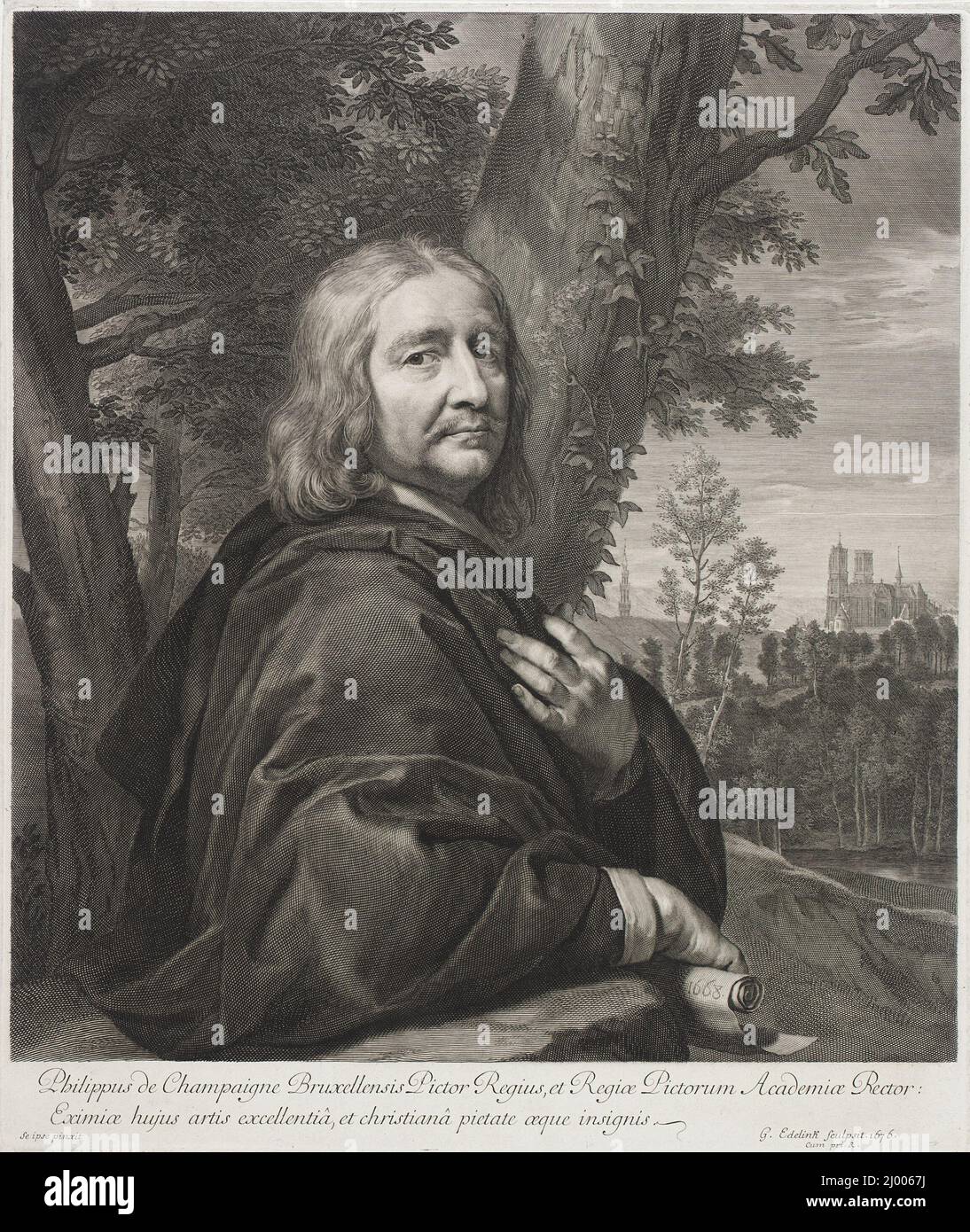 Philippe de Champaigne. Gérard Edelinck (Flanders, Antwerp, active ...