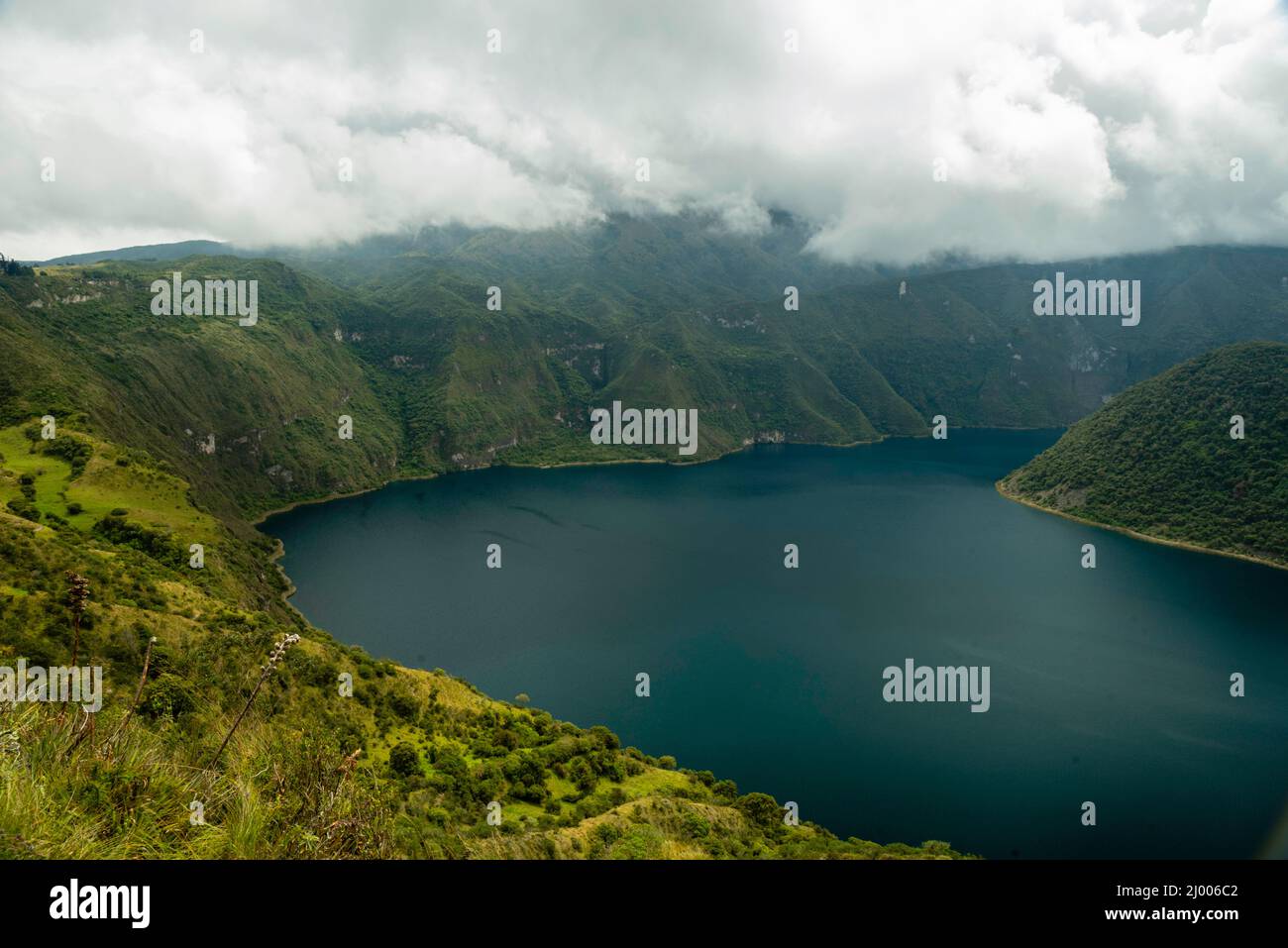 Lago Cuicocha, near Otavalo, Ecuador Stock Photo - Alamy