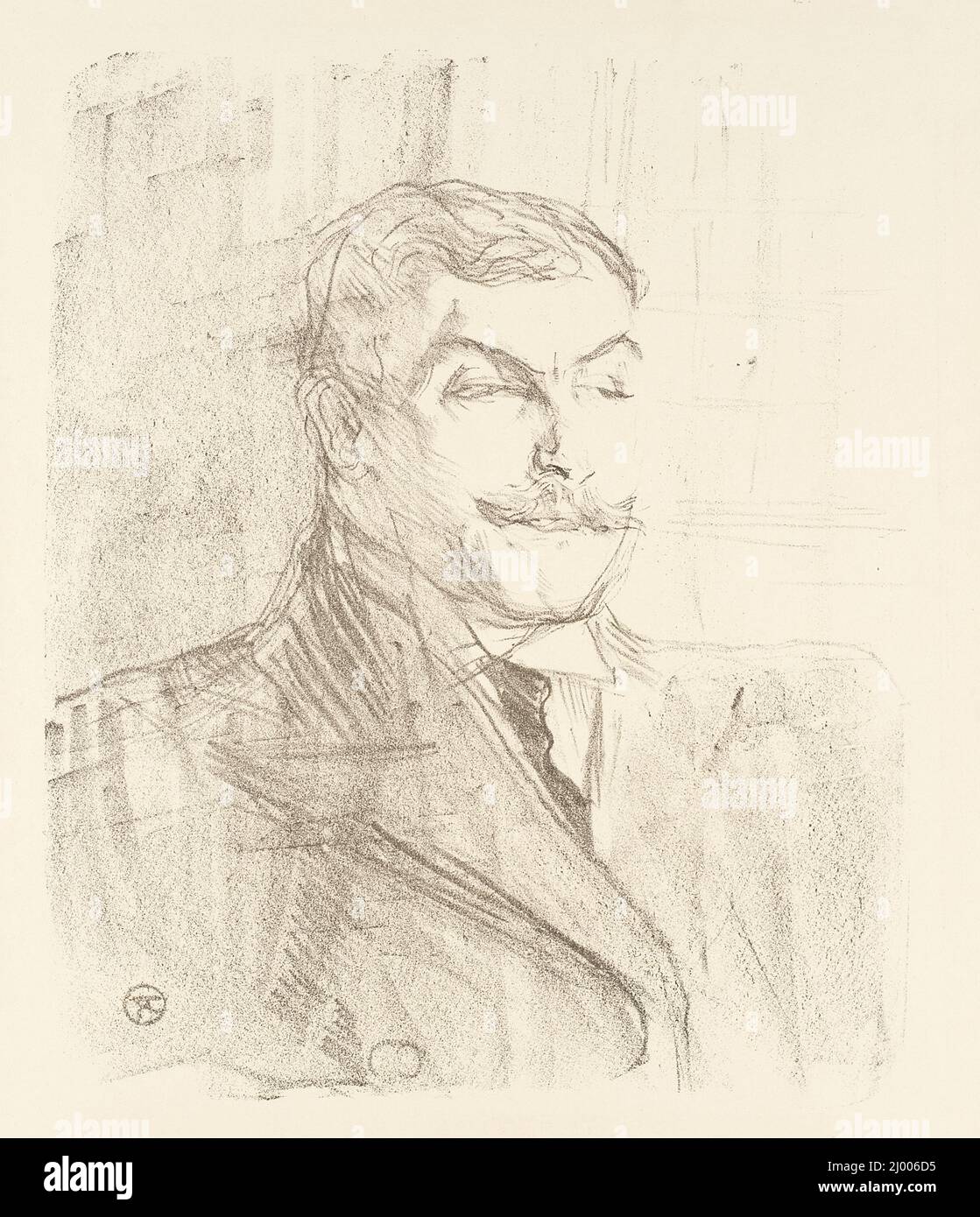 Lucien Guitry. Henri de Toulouse-Lautrec (France, Albi, 1864-1901 ...