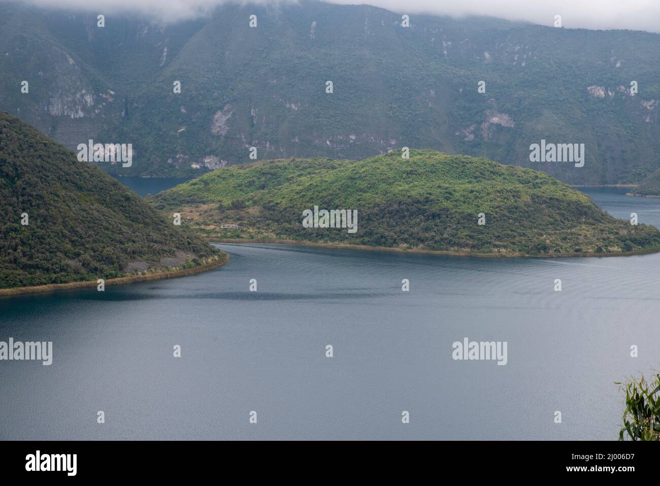 Photograph of Lago Cuicocha, near Otavalo, Ecuador Stock Photo - Alamy