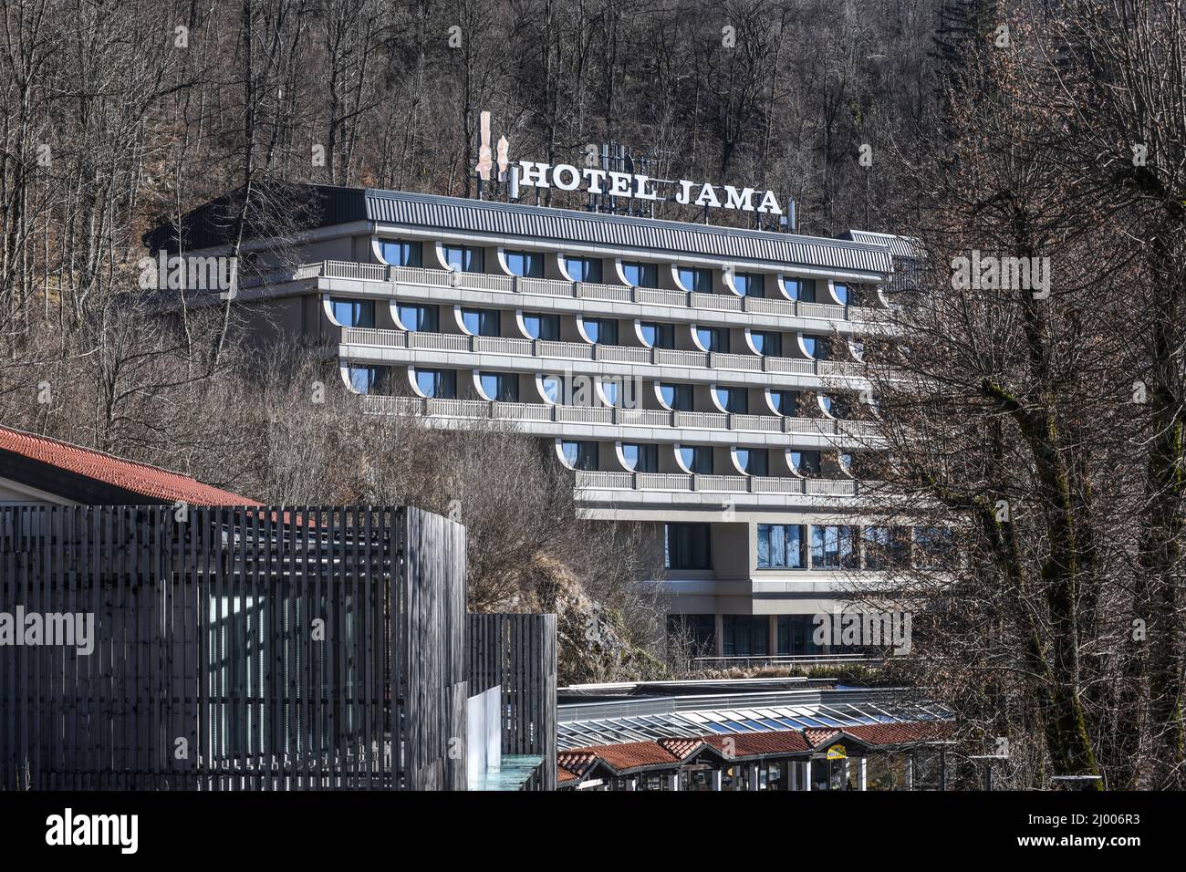 Hotel Jama, in Postojna. Slovenia Stock Photo - Alamy