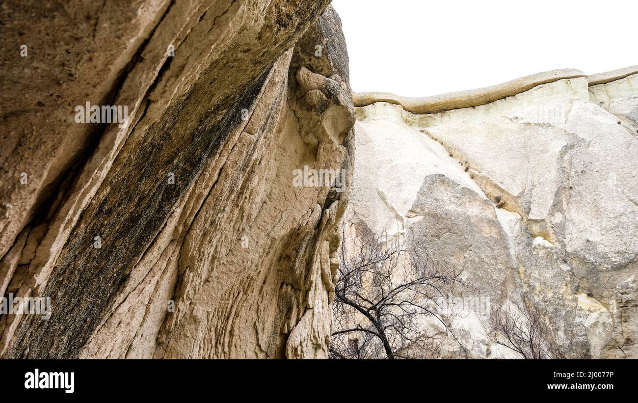 Huge rock formation in Cappadocia, Turkey Stock Photo - Alamy