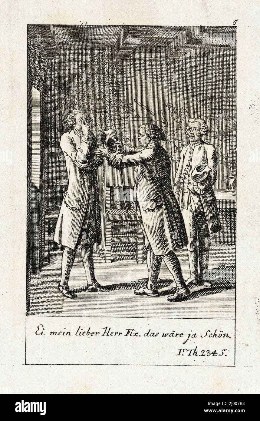 Plate 5 for J.G. Muller's 'Siegfried von Lindenberg' Stock Photo - Alamy