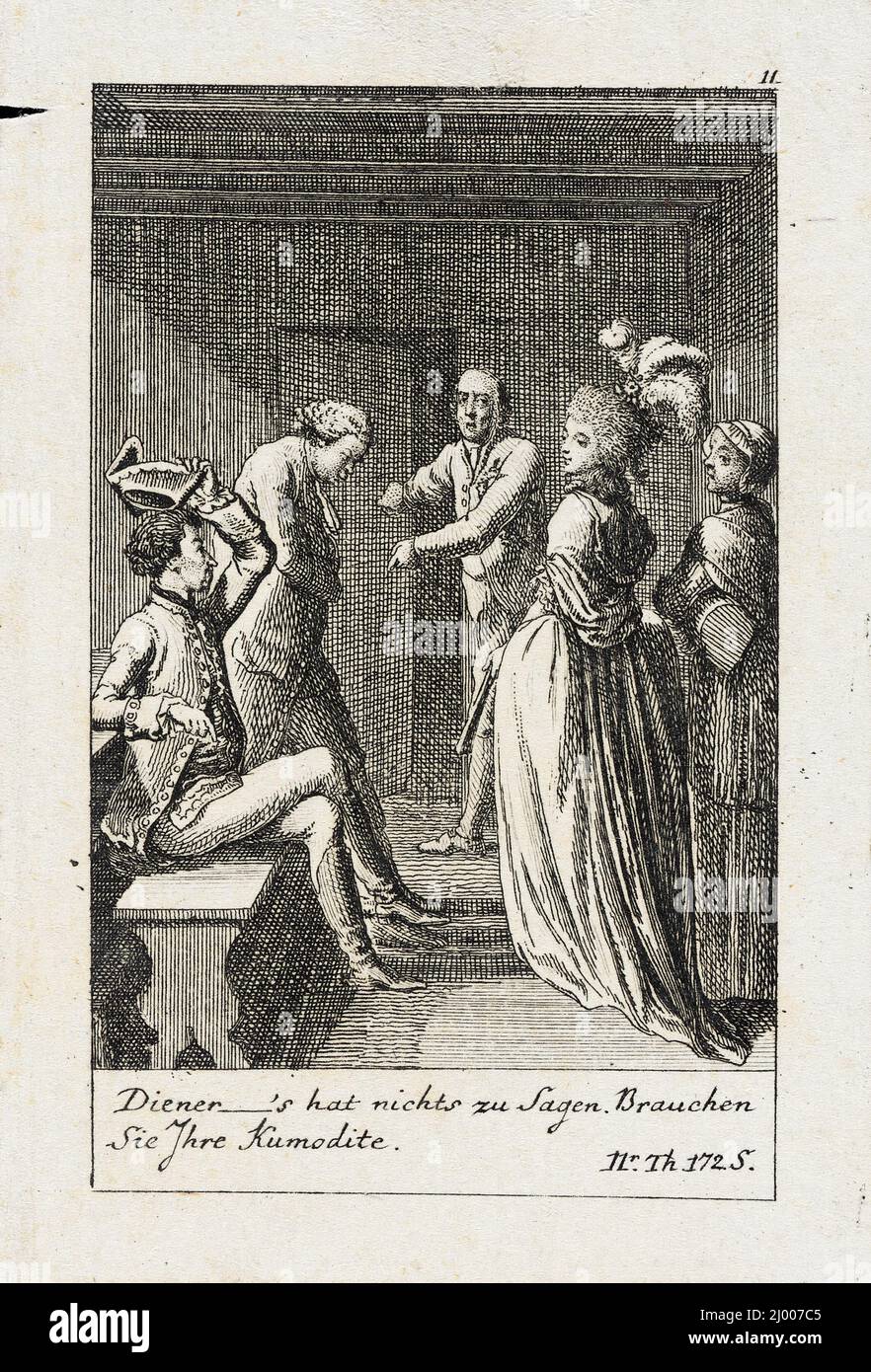 Plate 11 for J.G. Muller's 'Siegfried von Lindenberg' Stock Photo - Alamy