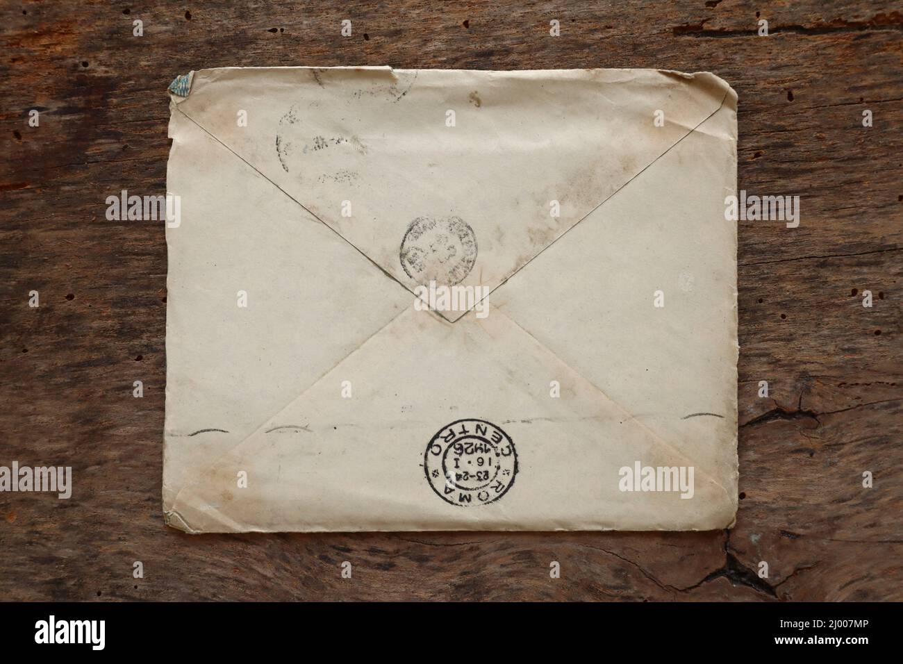 Old Envelope on a original 1800s wooden background Stock Photo - Alamy