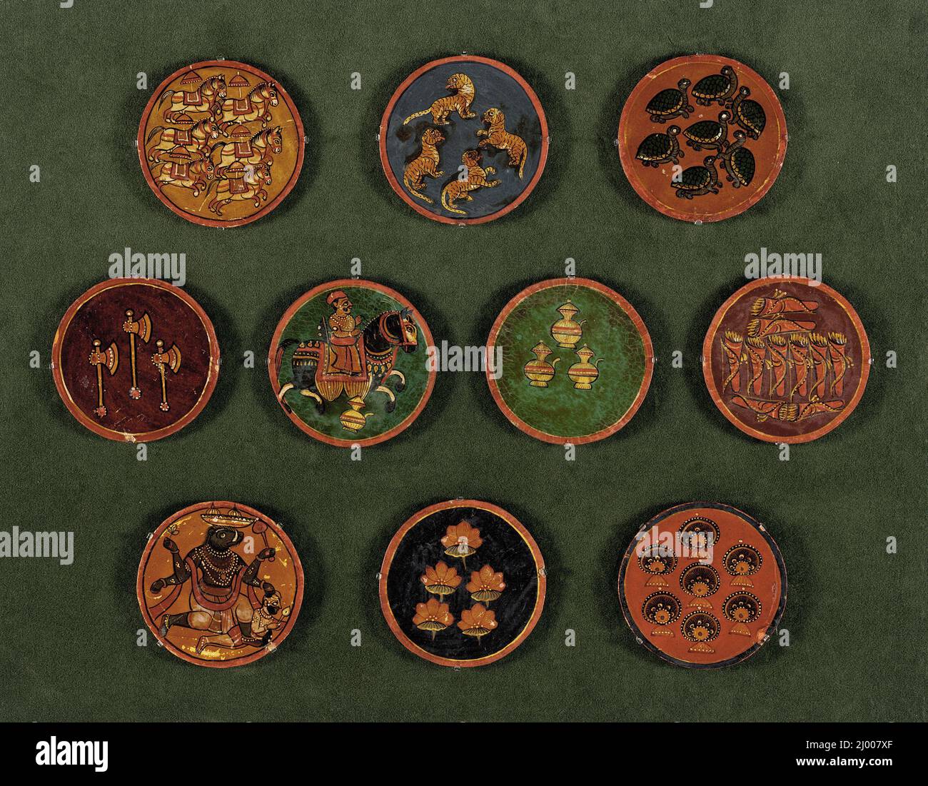 Ten Playing Cards (Ganjifa Stock Photo - Alamy