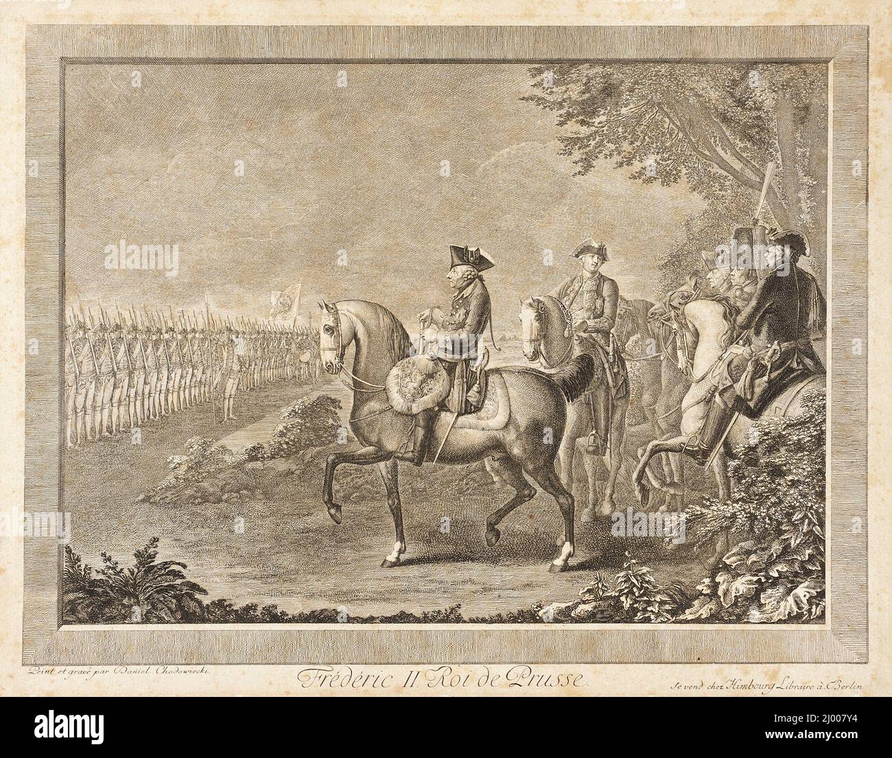 King frederick ii on watch parade hi-res stock photography and images ...