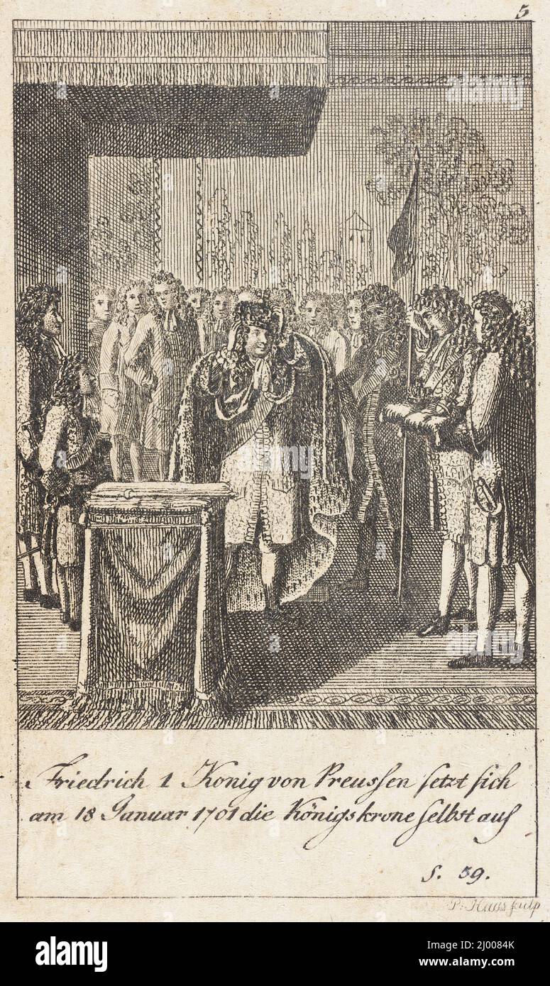 Plate 5 for 'History of Brandenburg for 1793'. Daniel Nikolaus ...