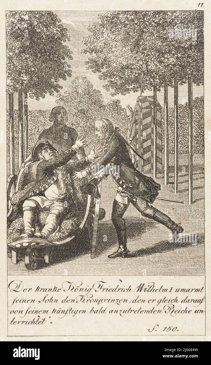 Plate 11 for 'History of Brandenburg for 1793'. Daniel Nikolaus ...