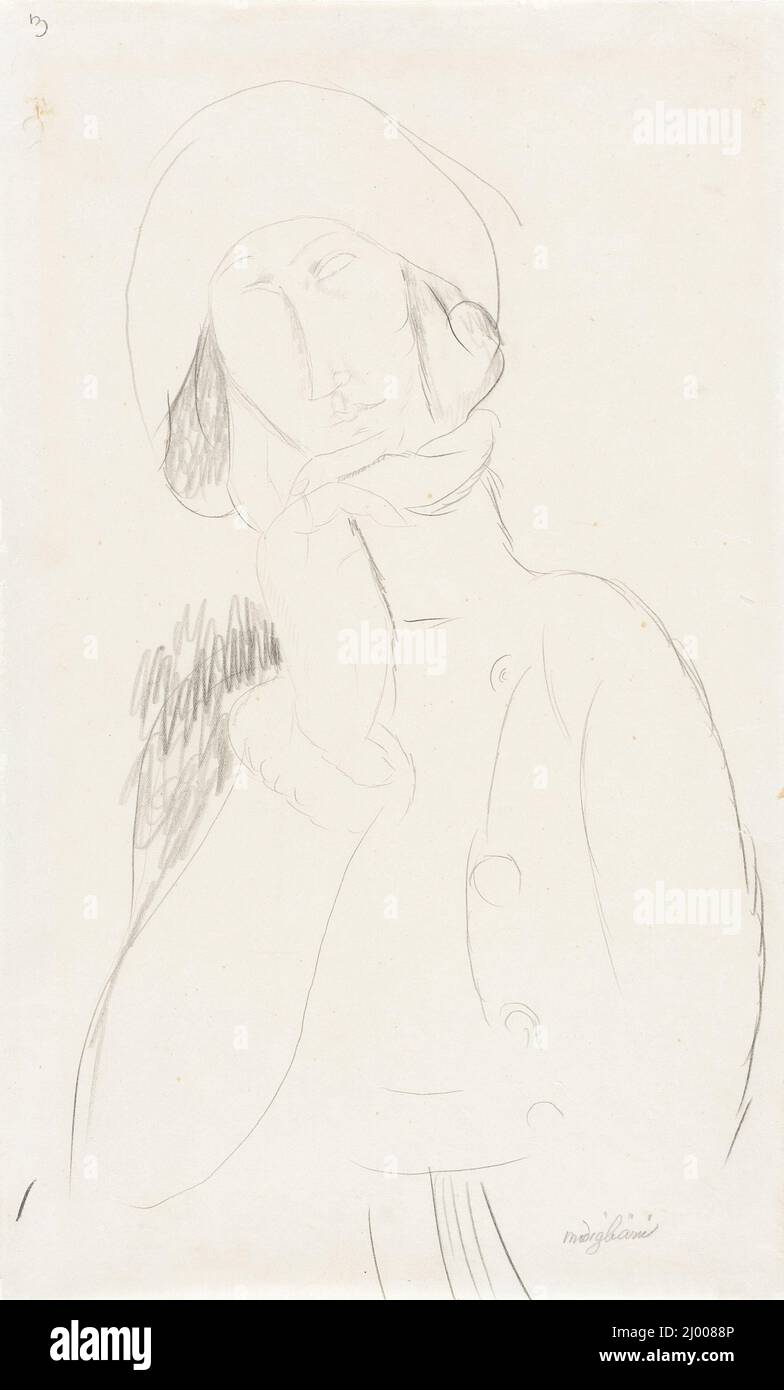 Portrait of a Woman. Amedeo Modigliani (Italy, Livorno, 1884-1920 ...