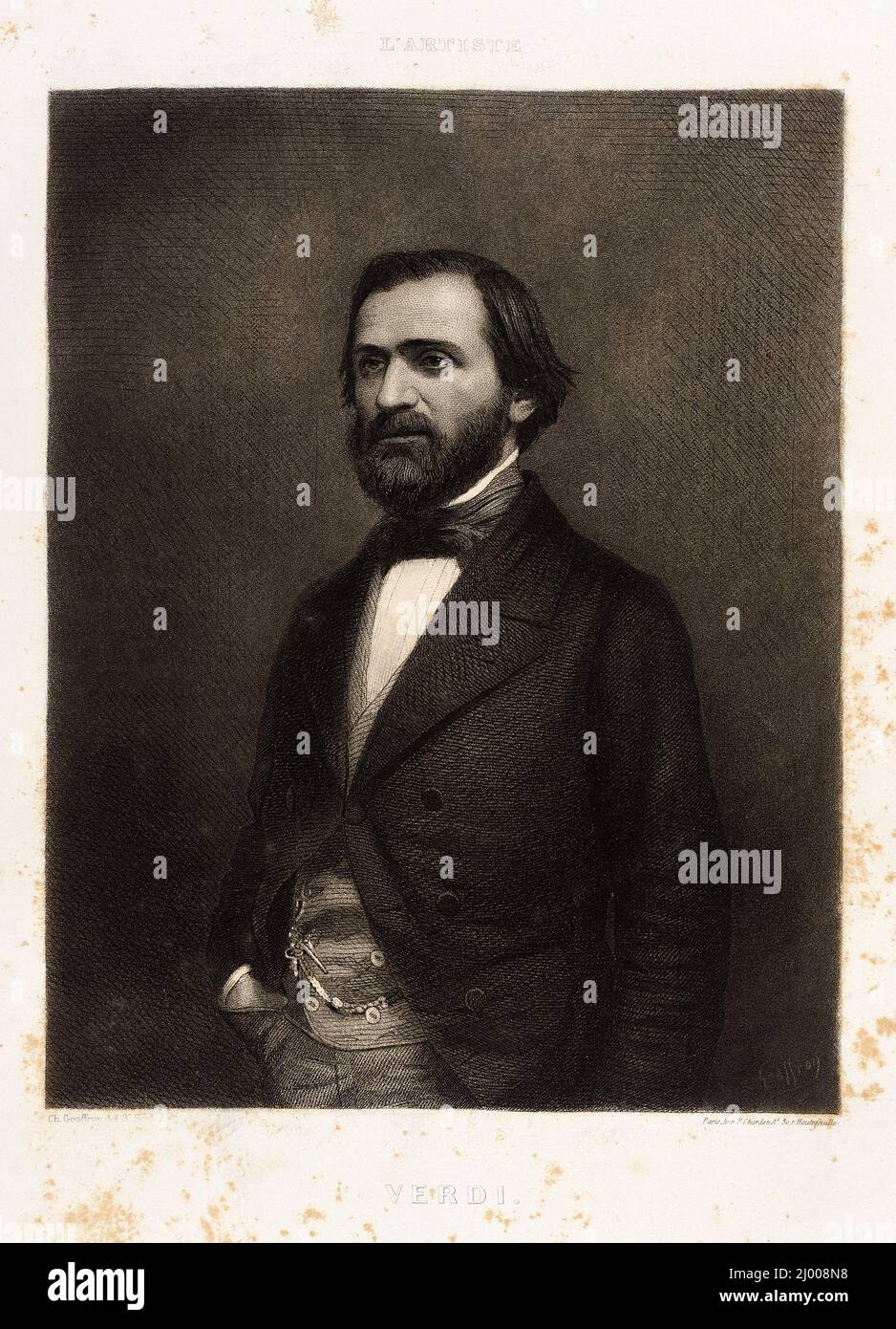 Verdi. Charles-Michel Geoffroy (France, Joinville, 1819-1882). France ...