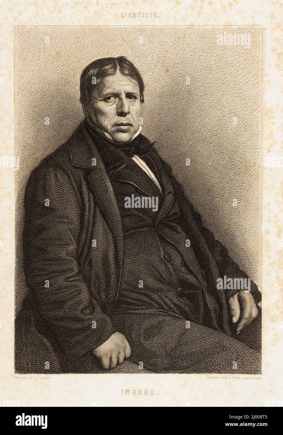 Ingres. Alphonse-Charles Masson (France, Paris, 1814-1898). France ...