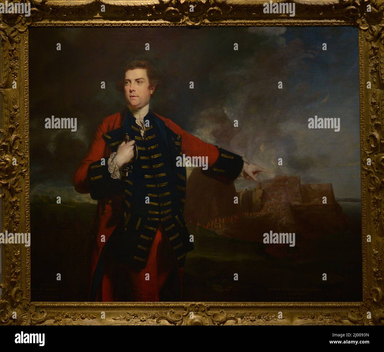 Joshua Reynolds (1723-1792). British painter. Portrait of British Major ...