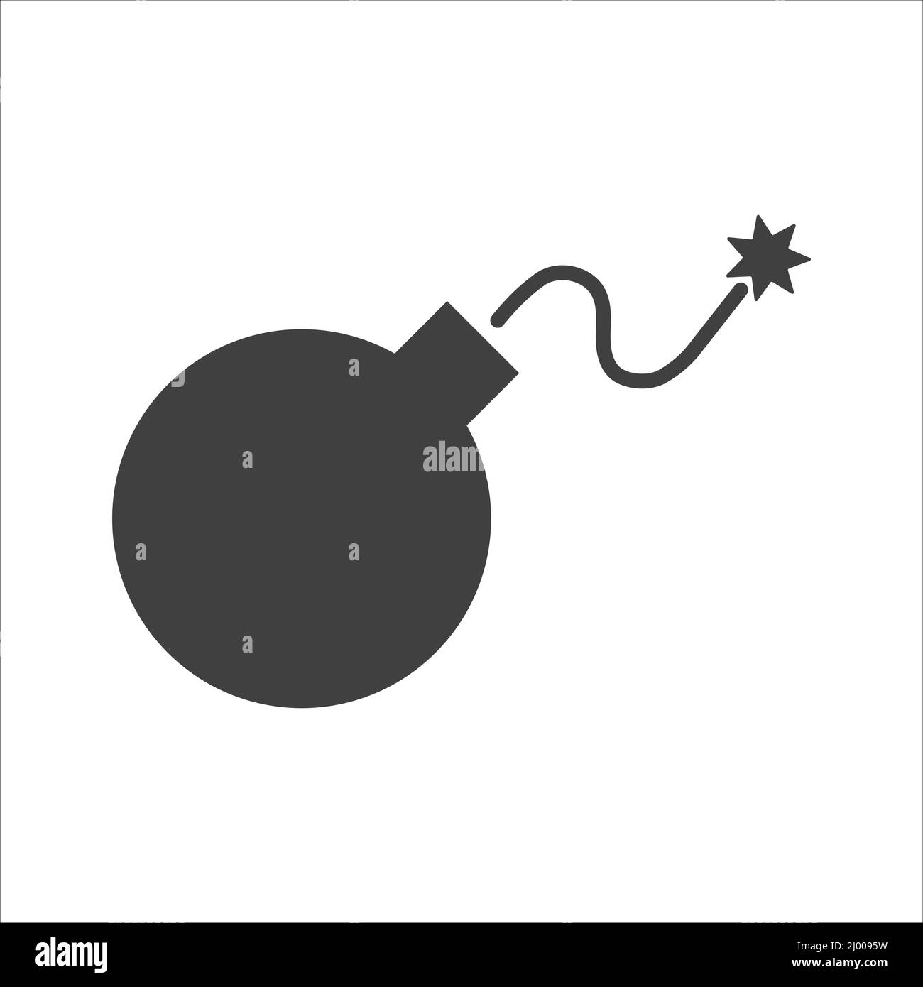 Bomb icon,vector illustration. Flat design style. vector bomb icon ...