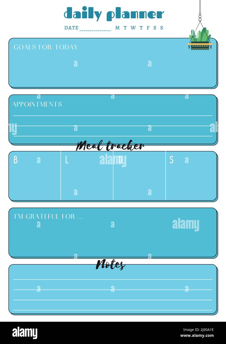 Planner printable hi-res stock photography and images - Alamy