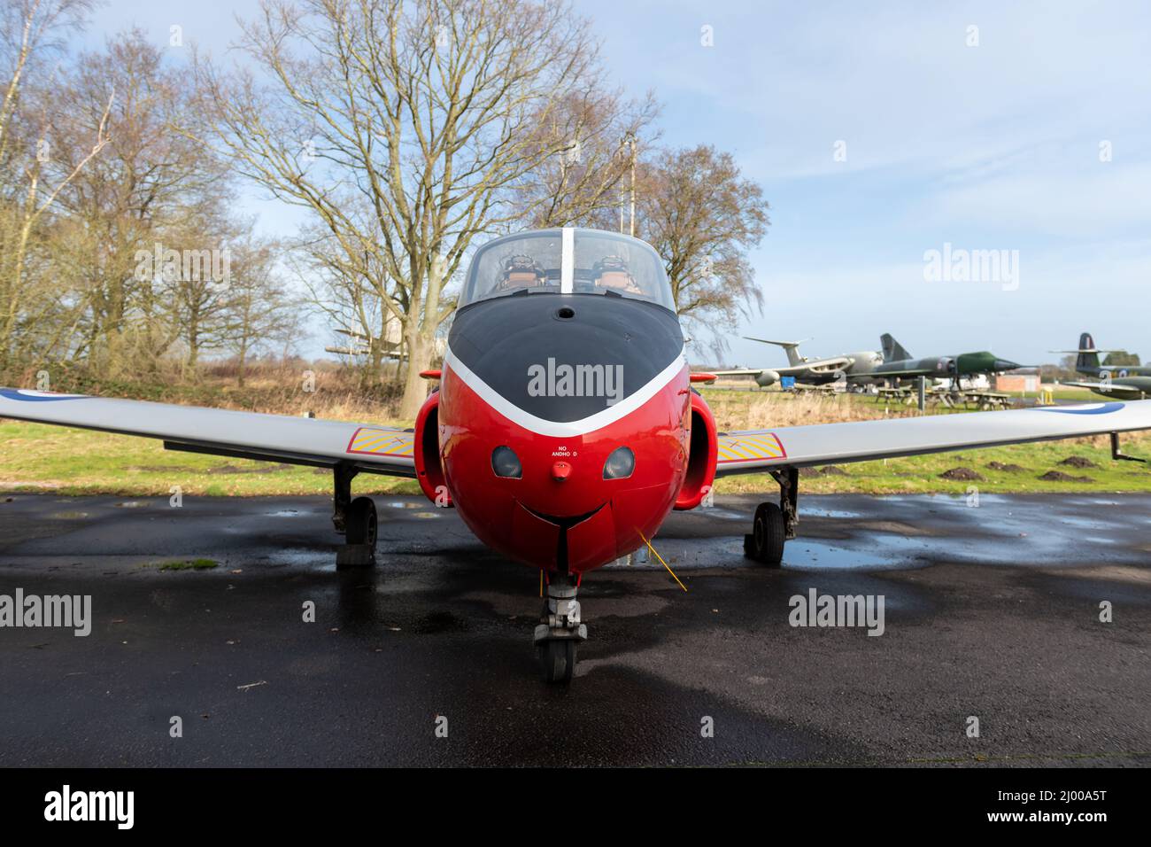 York.Yorkshire.United Kingdom.February 16th 2022.A Hunting Percival Jet ...
