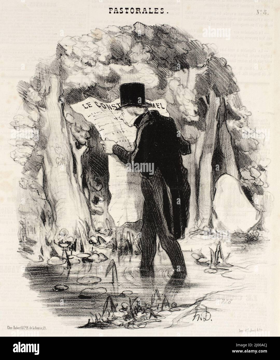 Ou peut conduire la lecture du Constitutionnel!. Honoré Daumier (France ...