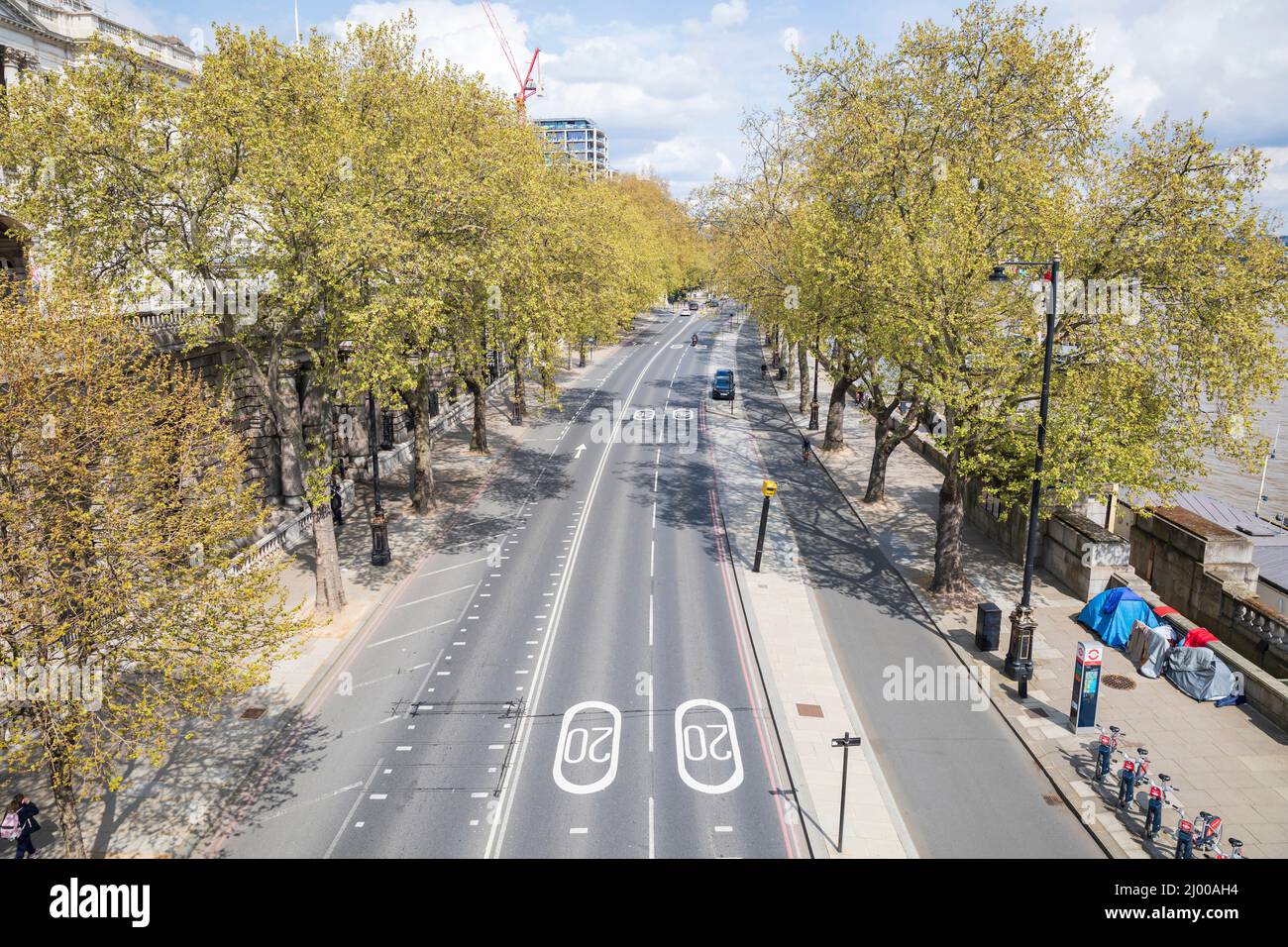 Victoria Embankment, London, England Stock Photo - Alamy