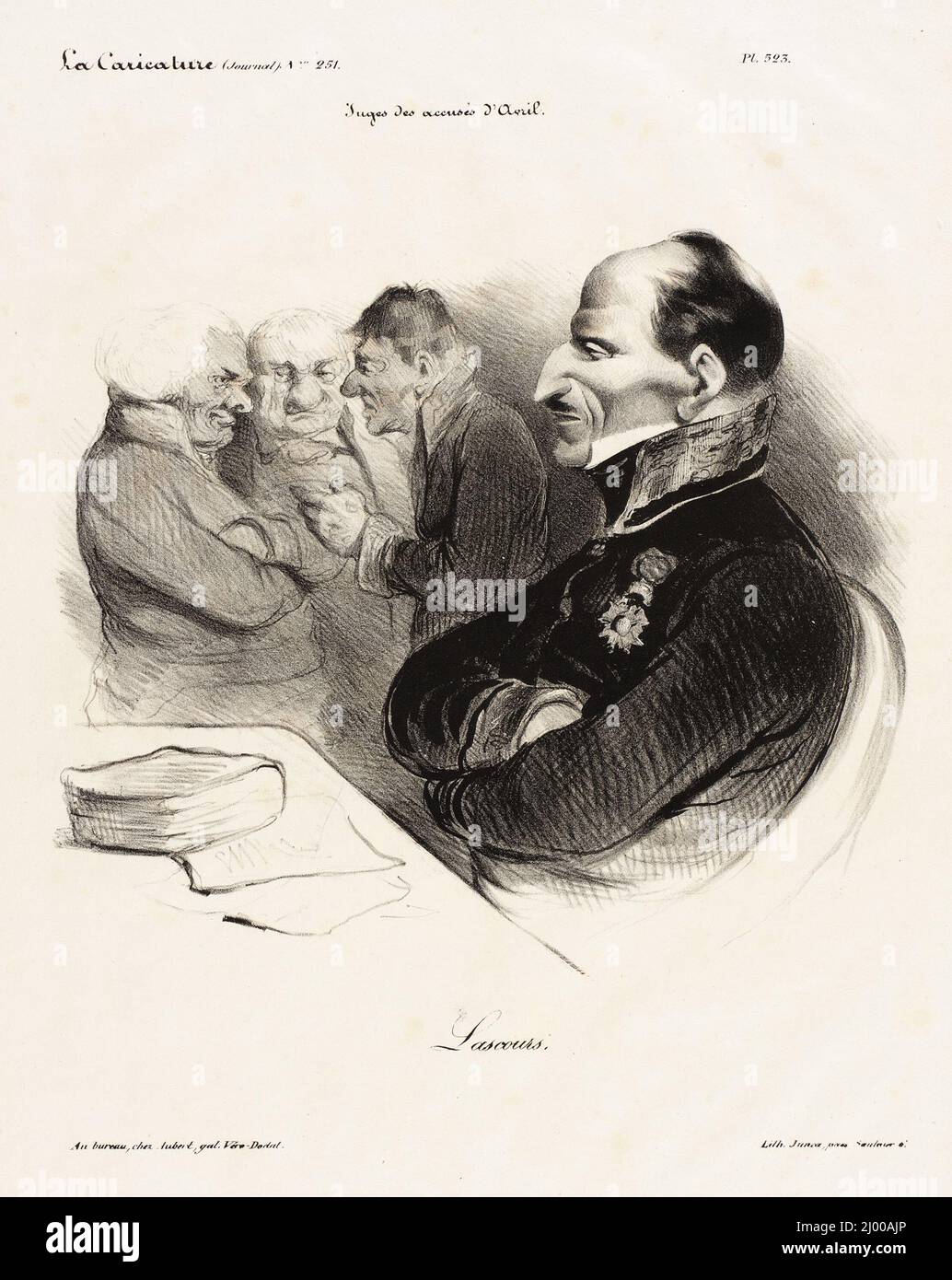 Baron de Lascours. Honoré Daumier (France, Marseilles, 1808-1879 ...
