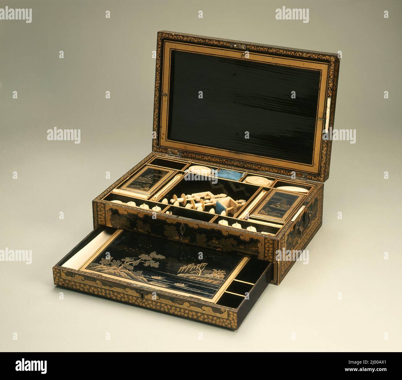 Sewing Box with Implements. China, mid-19th century. Tools and ...
