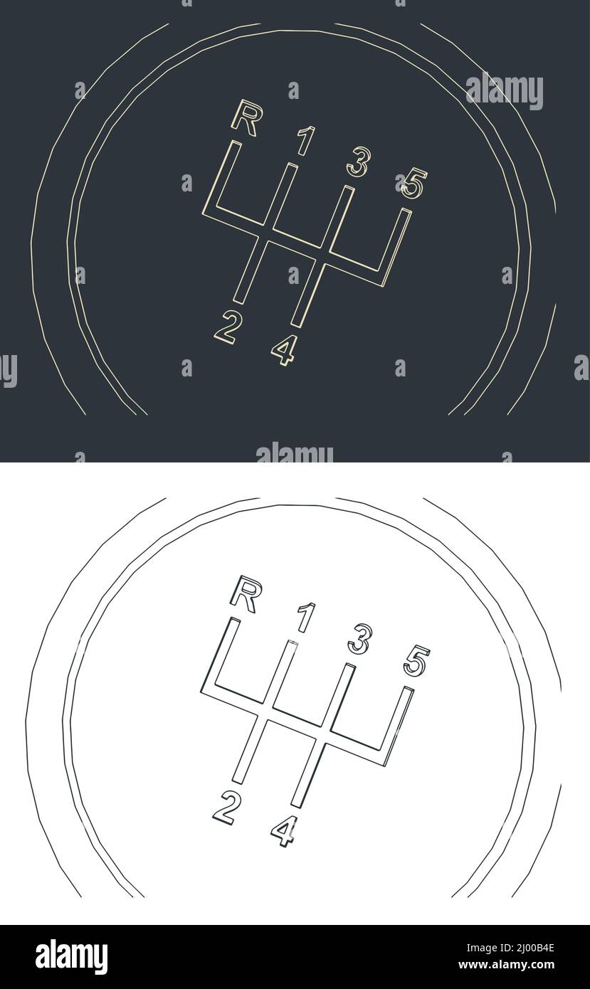 Gearshift vector vectors hi-res stock photography and images - Alamy