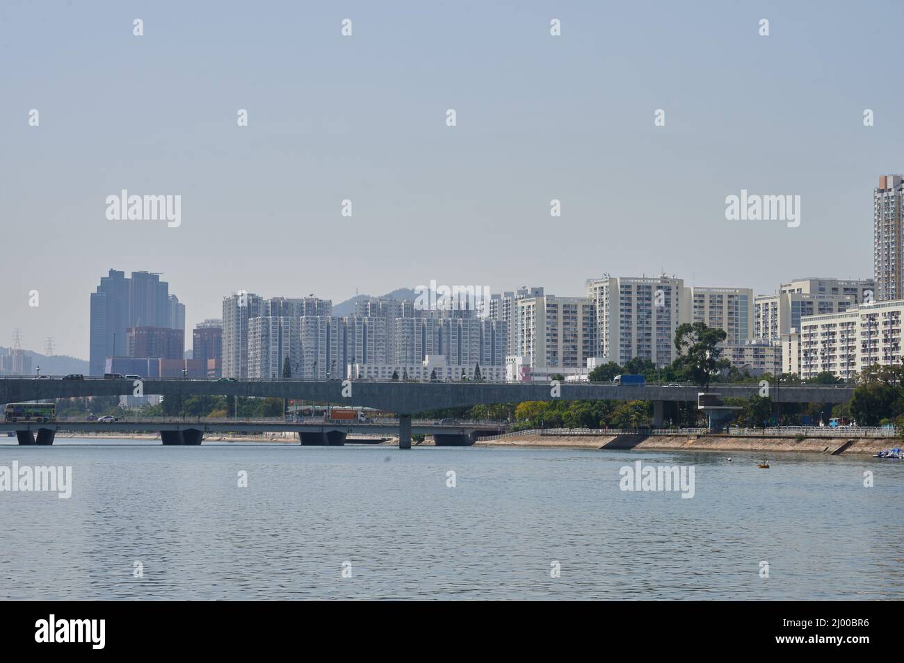 Beautiful view of Banyan Bridge in Sha Tin, Hong Kong Stock Photo - Alamy