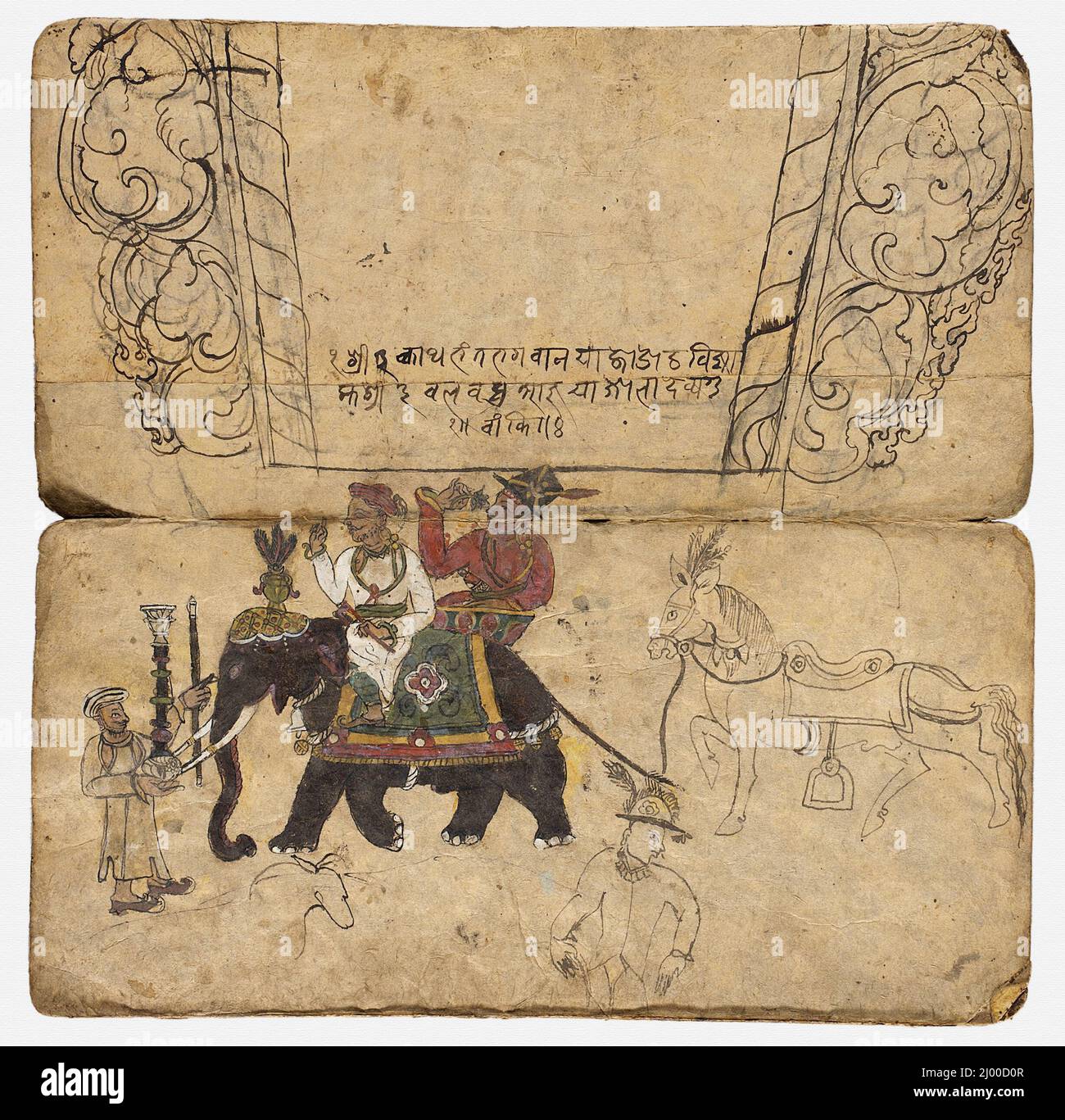 Book of Iconography. Nepal, 18th century. Books. Ink and opaque ...