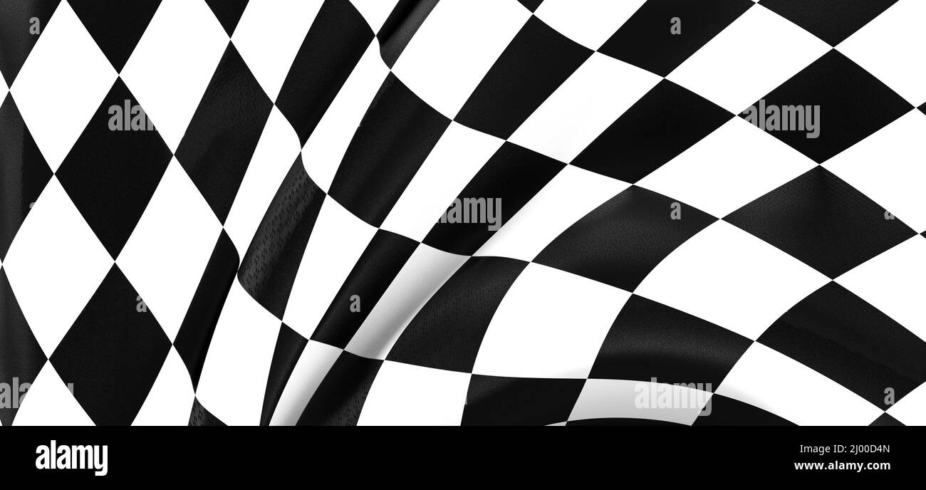 Abstract view of finishing flag design Stock Photo - Alamy