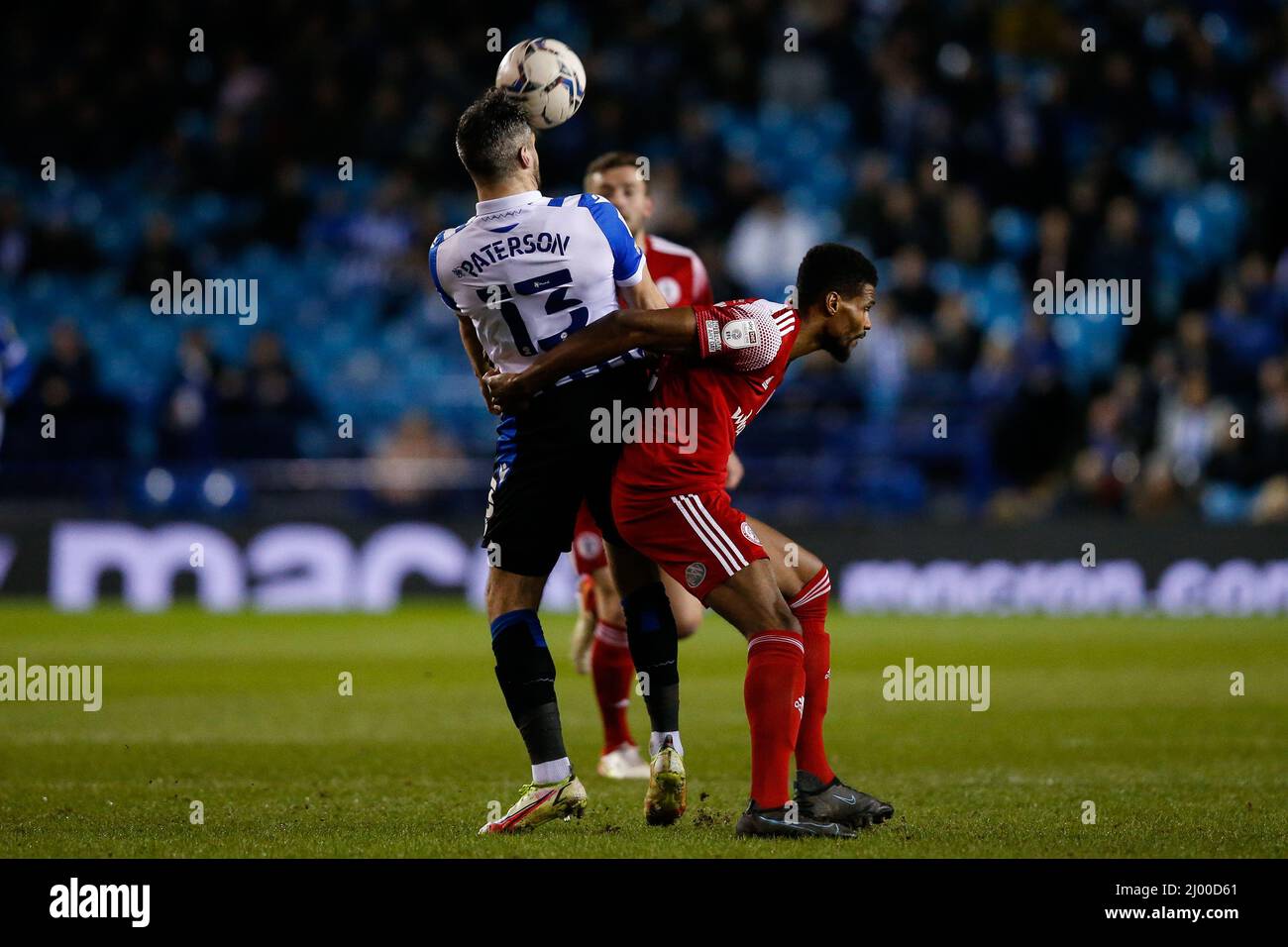Callum Paterson #13 of Sheffield Wednesday and Michael Nottingham #12 ...