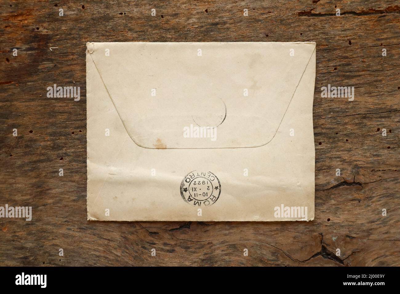 Old Envelope on a original 1800s wooden background Stock Photo - Alamy