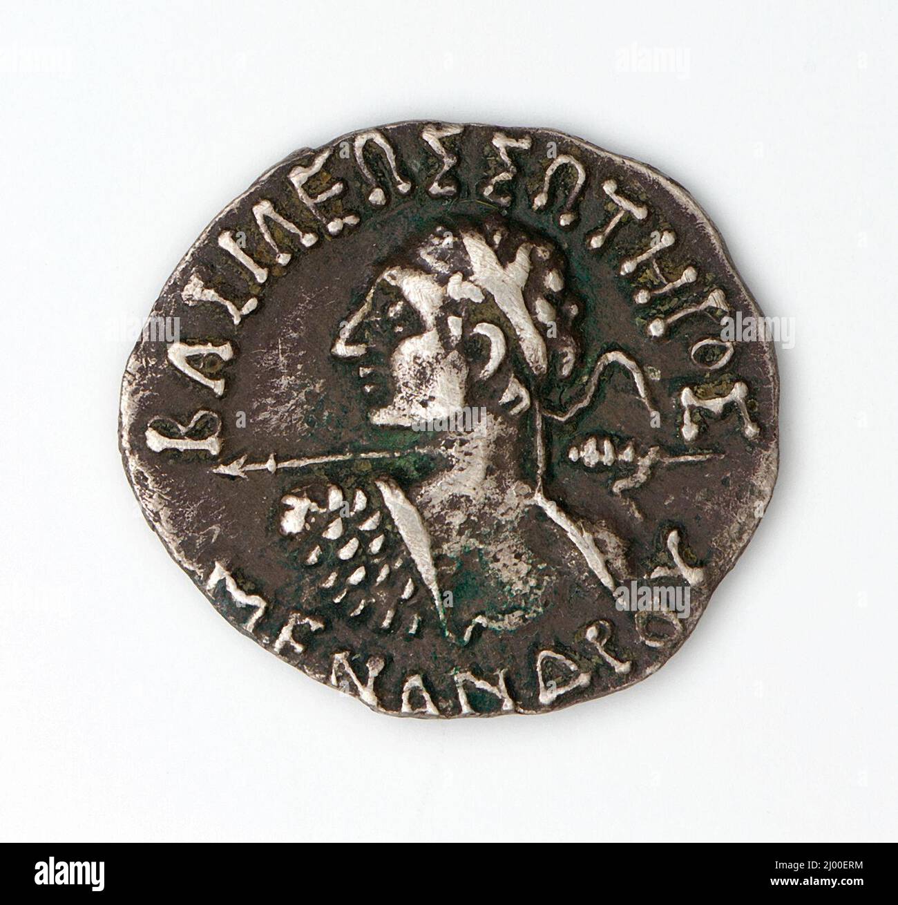 Coin of Menander I. India, circa 155-130 B.C.. Tools and Equipment ...