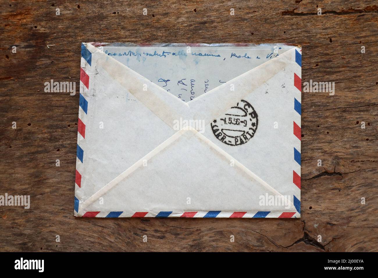 Old Envelope on a original 1800s wooden background Stock Photo - Alamy