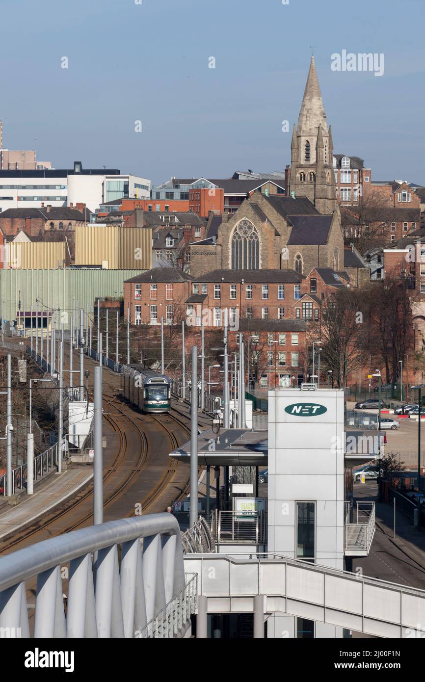 Nottingham Express transit Bombardier Incentro tram 208 Dinah Minton ...