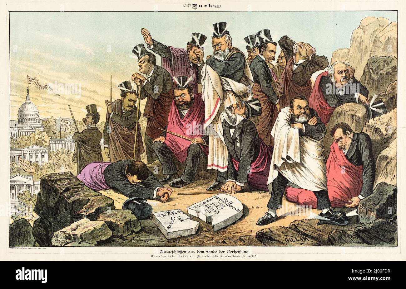 Cartoon from Puck. Joseph Keppler (Austria, Vienna, active United ...