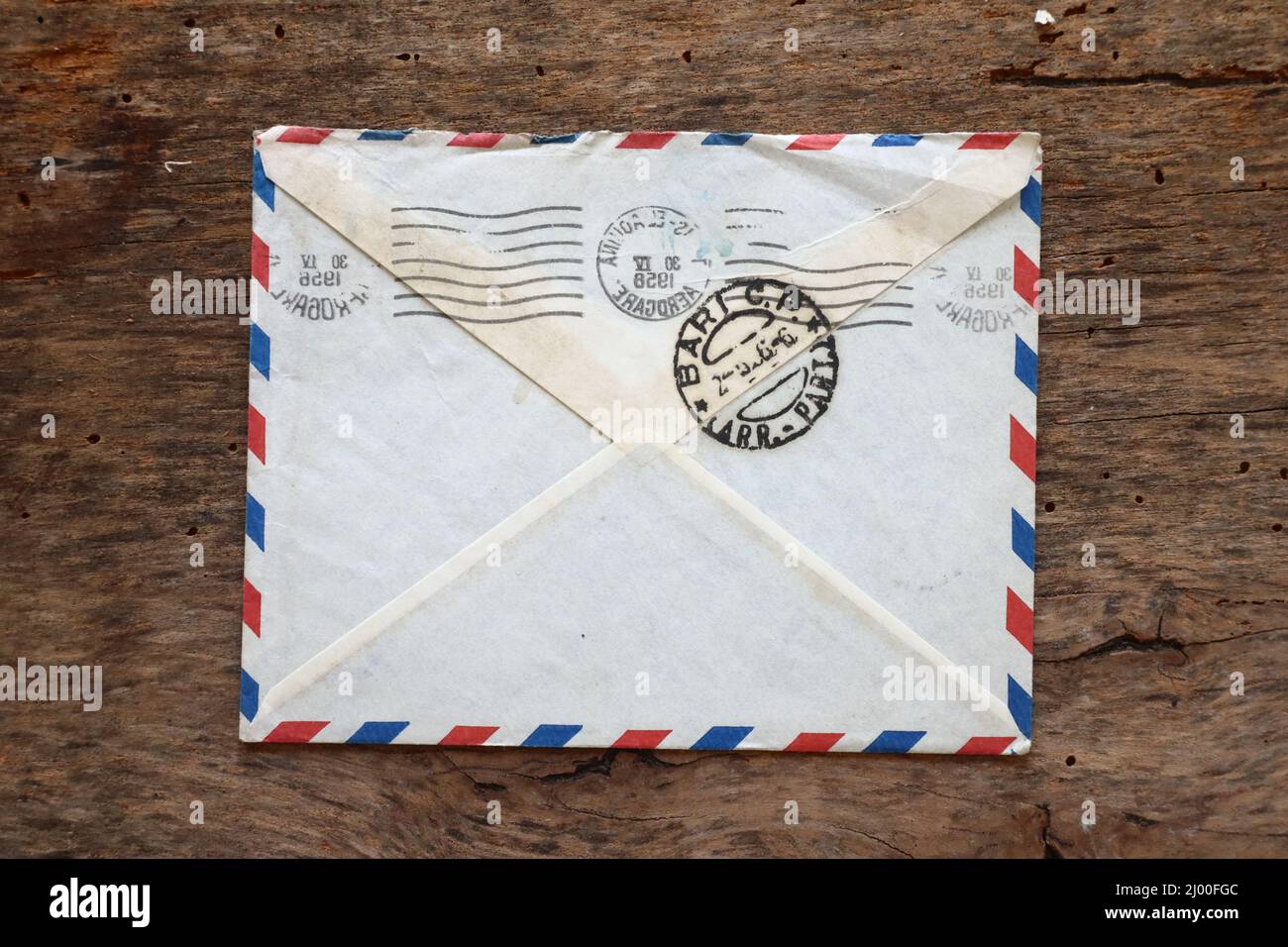 Old Envelope on a original 1800s wooden background Stock Photo - Alamy