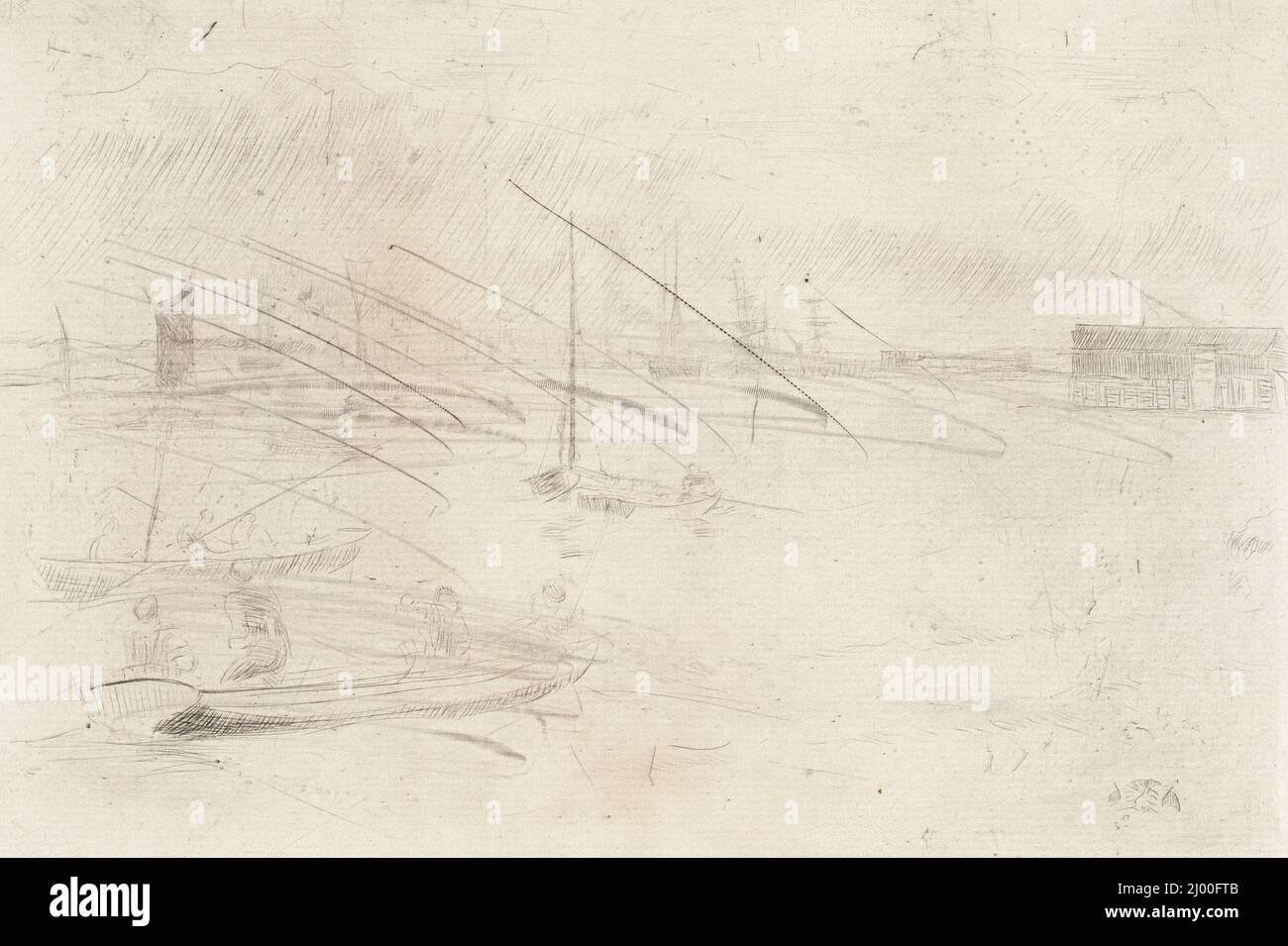 The Thames Towards Erith. James Abbott McNeill Whistler (United States ...