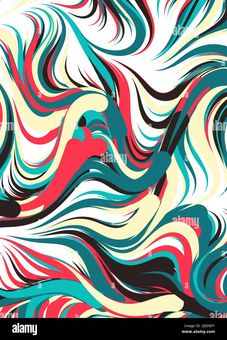 Abstract Perlinnoise Geometrical generative computational art ...