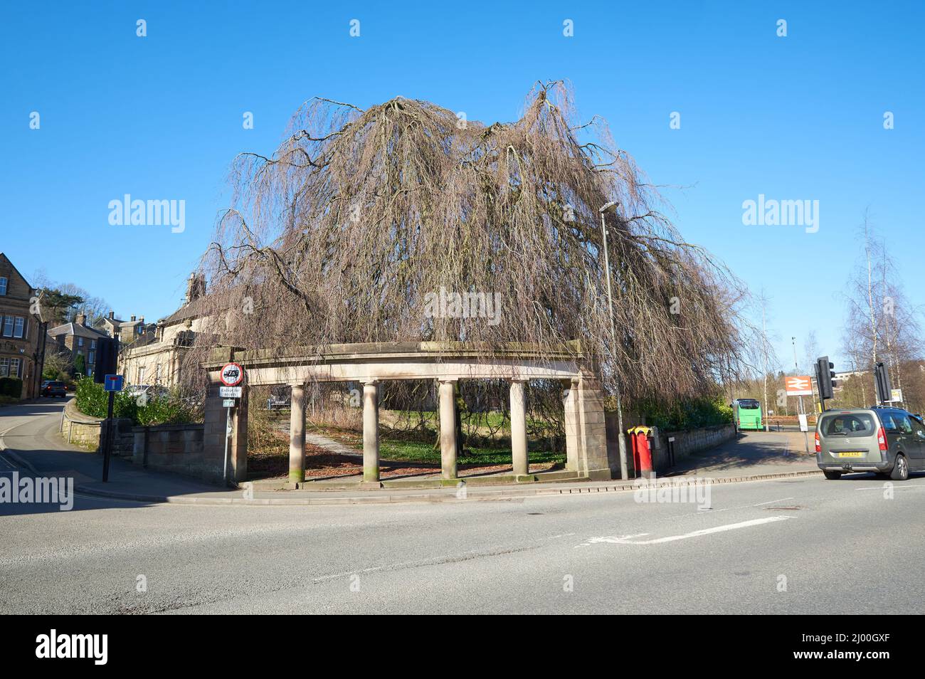 Folly building in Matlock Town, Derbyshire, UK Stock Photo - Alamy