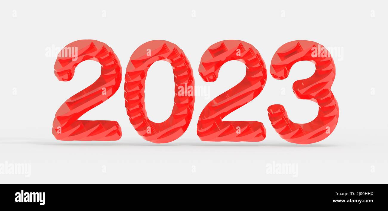 Illustration of the typography design of 2023 Stock Photo - Alamy