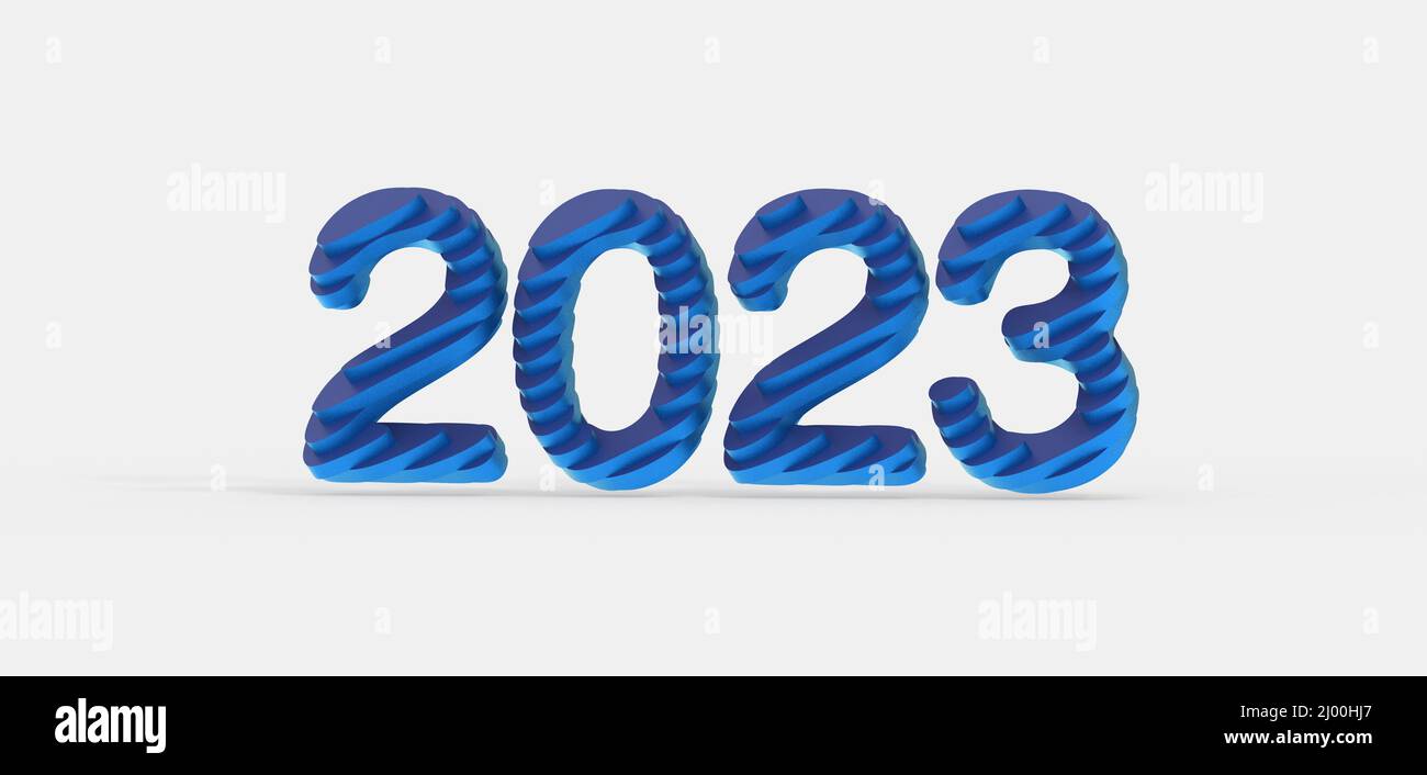 Illustration of the typography design of 2023 Stock Photo - Alamy
