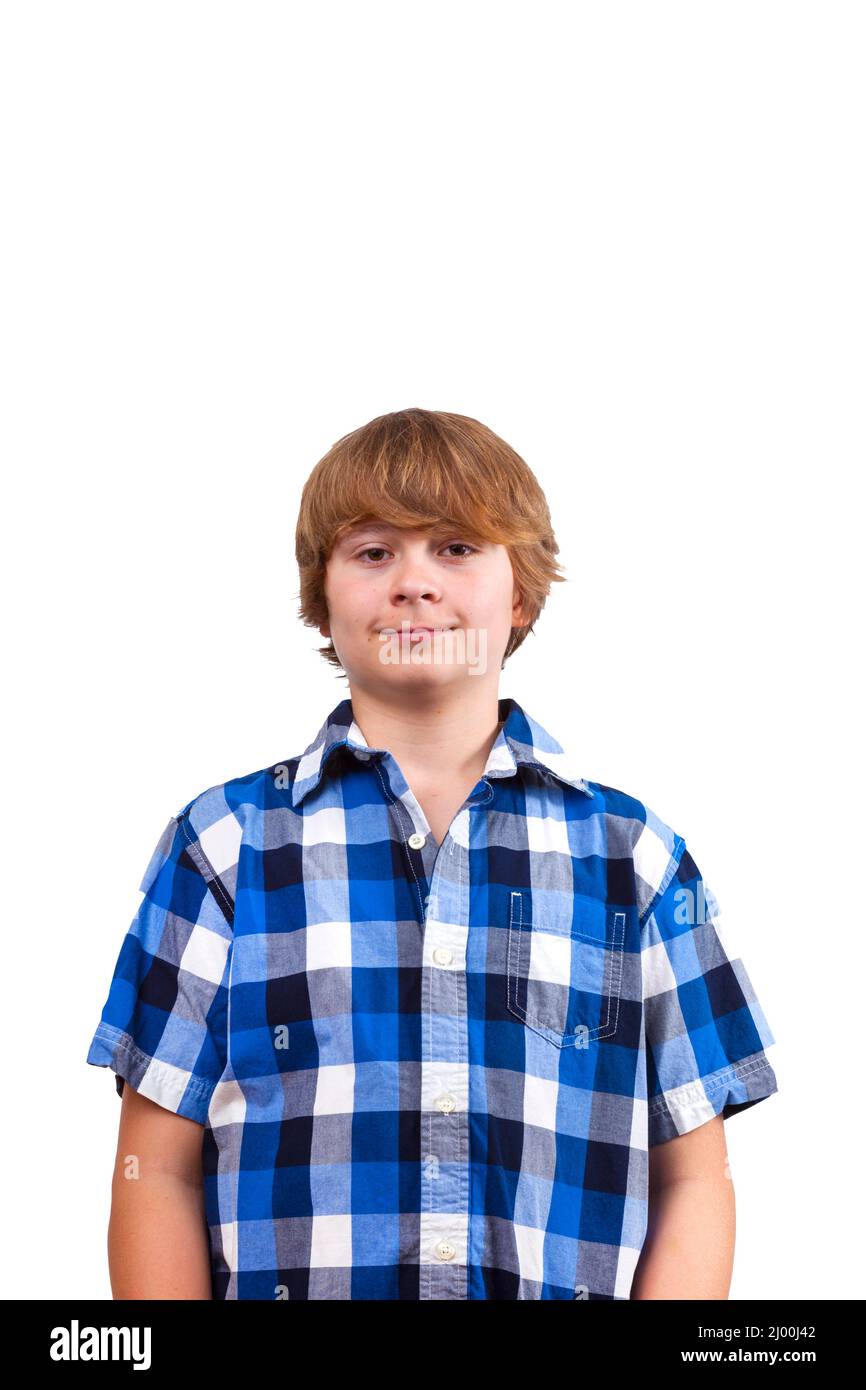 cute smart happy smiling young boy Stock Photo - Alamy